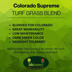 Colorado Supreme Turf Grass Mix | BBB Seed